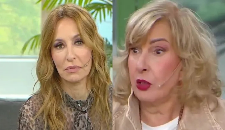 Fuerte cruce en vivo entre Analía Franchín y Georgina Barbarossa ...
